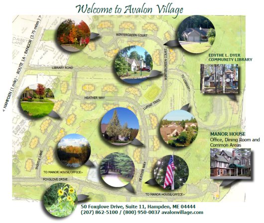 Avalon Manor Map